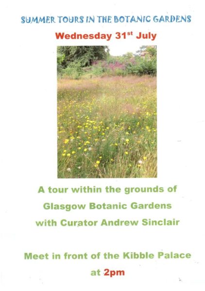 Tour With The Curator of Glasgow Botanic Gardens - Friends of Glasgow Botanic Gardens